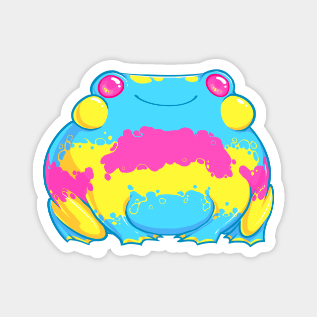 PANSEXUAL PRIDE FROG - Pansexual - Magnet | TeePublic