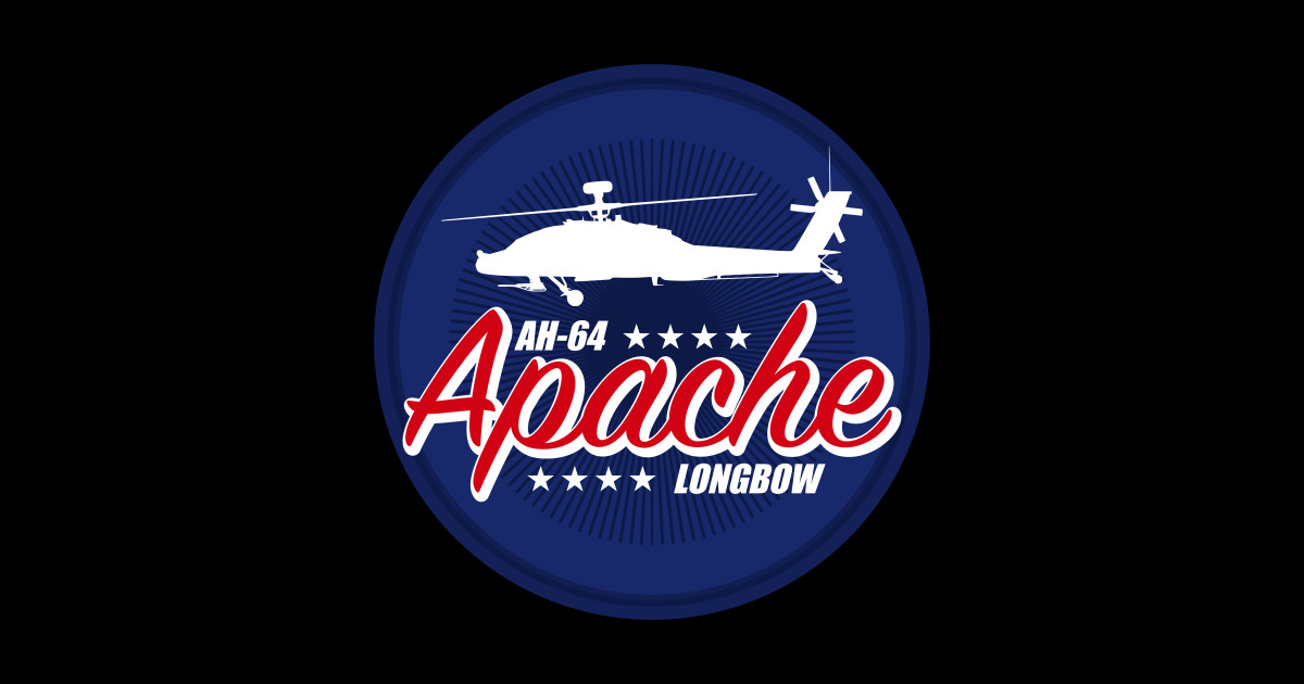 AH-64 Apache Longbow - Ah64 Apache Helicopter Gunship - Sticker | TeePublic