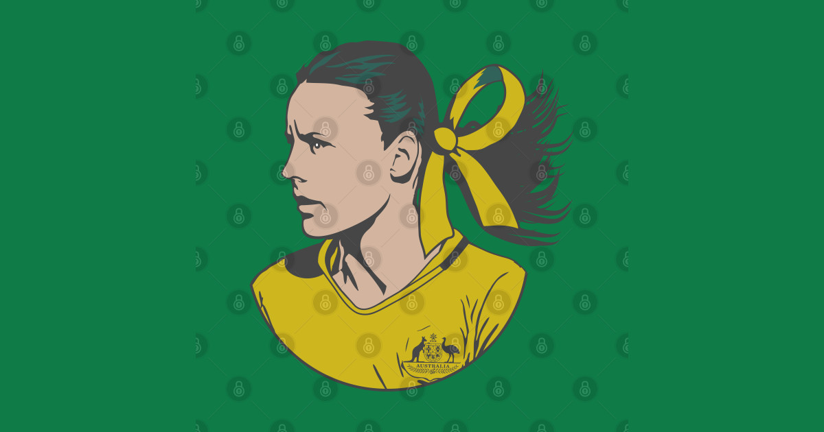 Hayley Raso's ribbon - Hayley Raso - T-Shirt | TeePublic