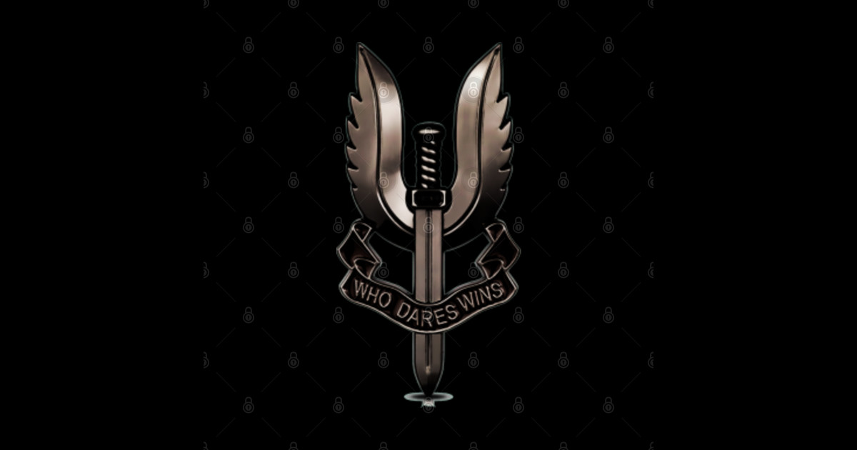 SAS Special Air Services Military Emblem - Sas - Sticker | TeePublic