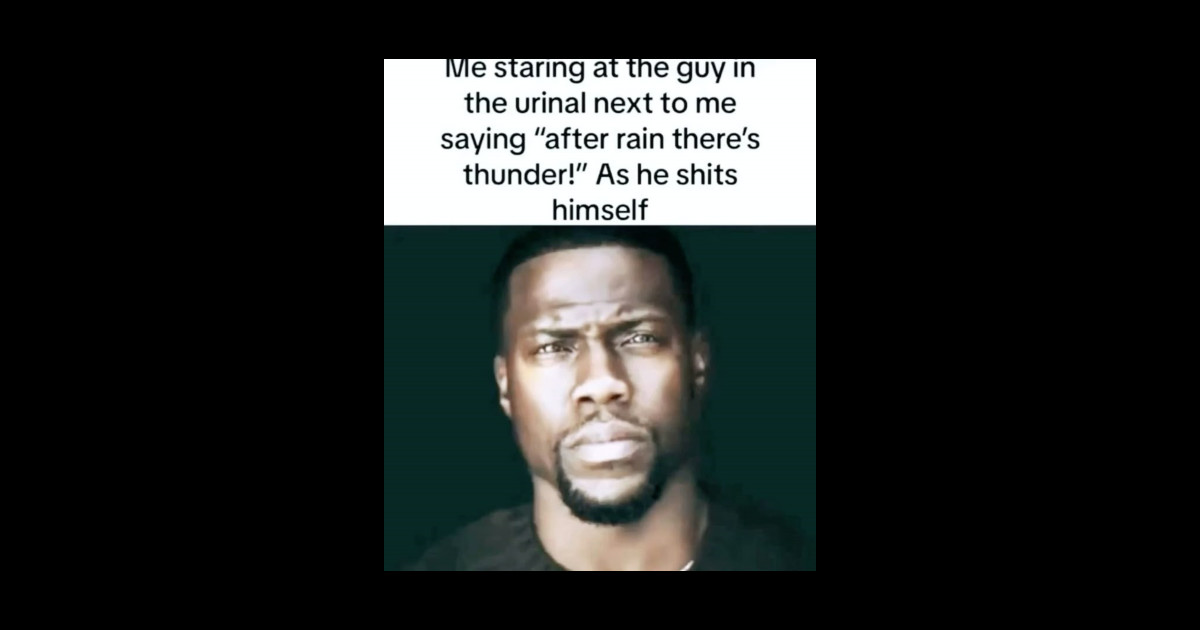 Awkward Urinal Stare Meme – After Rain, There’s Thunder - Meme - Magnet ...