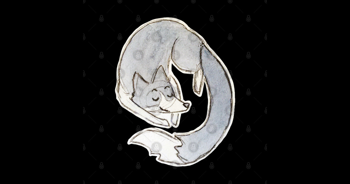 border collie sleeping dog - Sleeping - Sticker | TeePublic