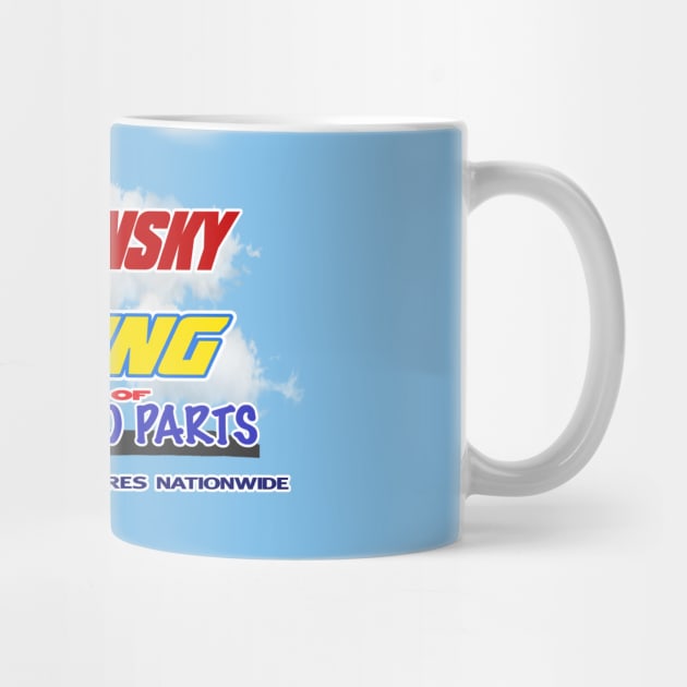 Zalinsky The King Of Auto Parts. - Tommy Callahan - Mug | TeePublic