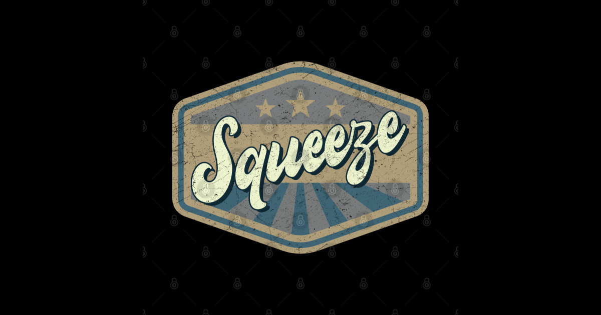 vintage Squeeze - Squeeze - Pin | TeePublic