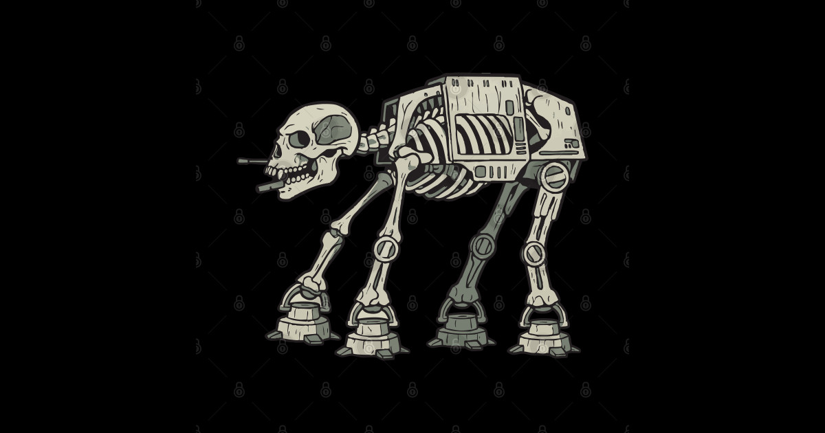 Skeleton Walker - Skeleton - Sticker | TeePublic