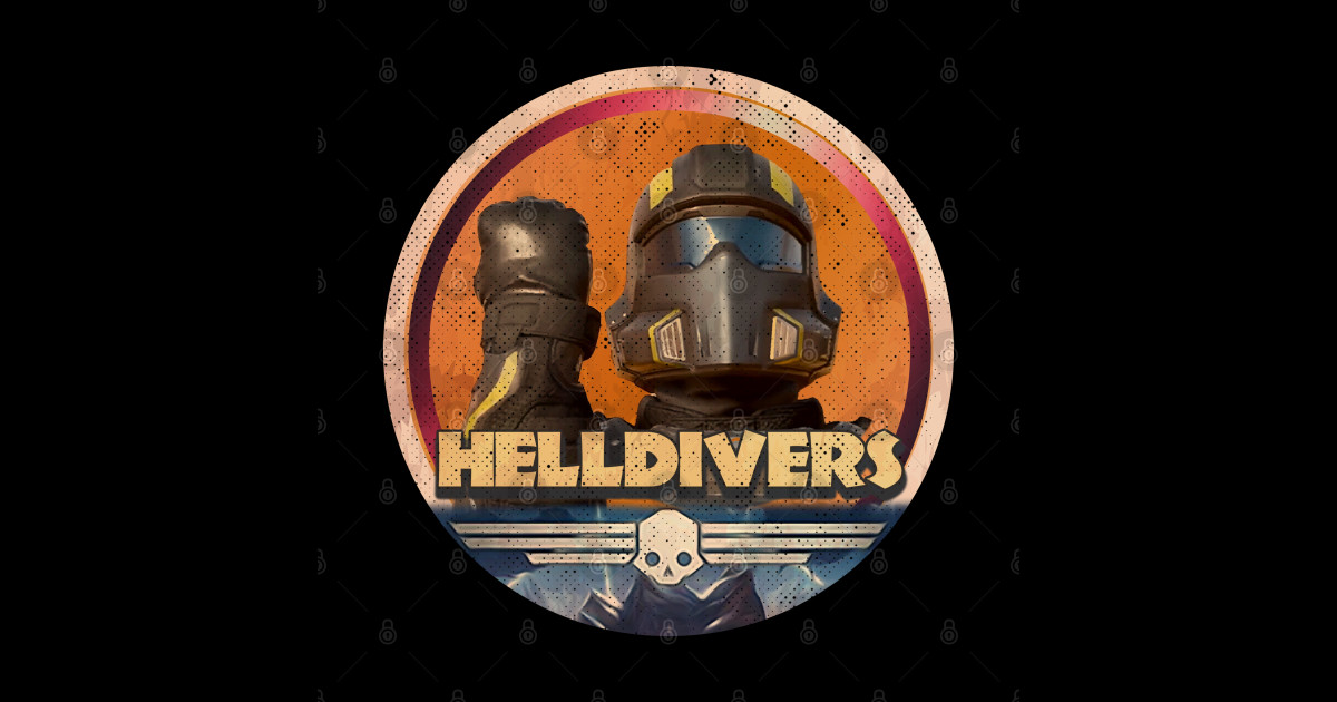 ArtDrawing - HELLDIVERS #7 - Helldivers - Sticker | TeePublic