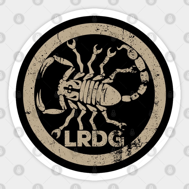 LRDG - Long Range Desert Group Badge - Ww2 - Sticker | TeePublic