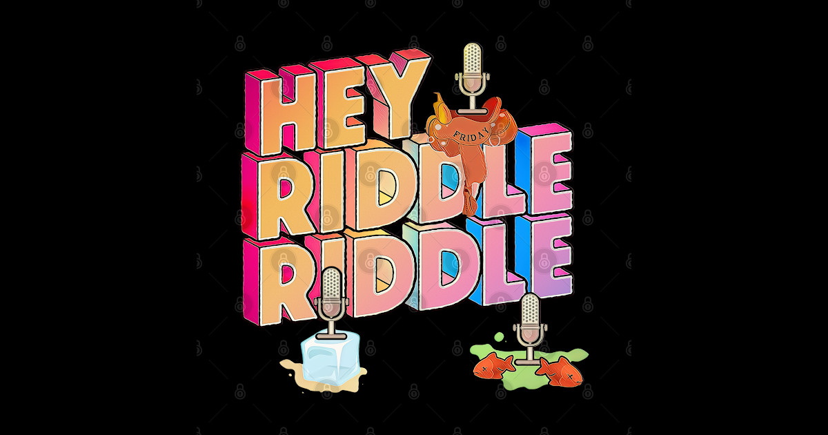 hey riddle riddle lattering design - Hey Riddle Riddle - Sticker ...