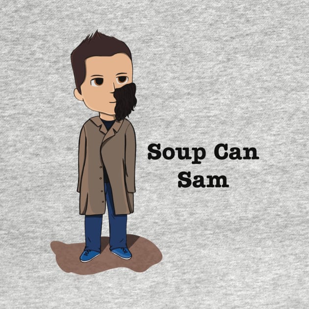 Soup Can Sam Chibi - Psych - T-Shirt | TeePublic