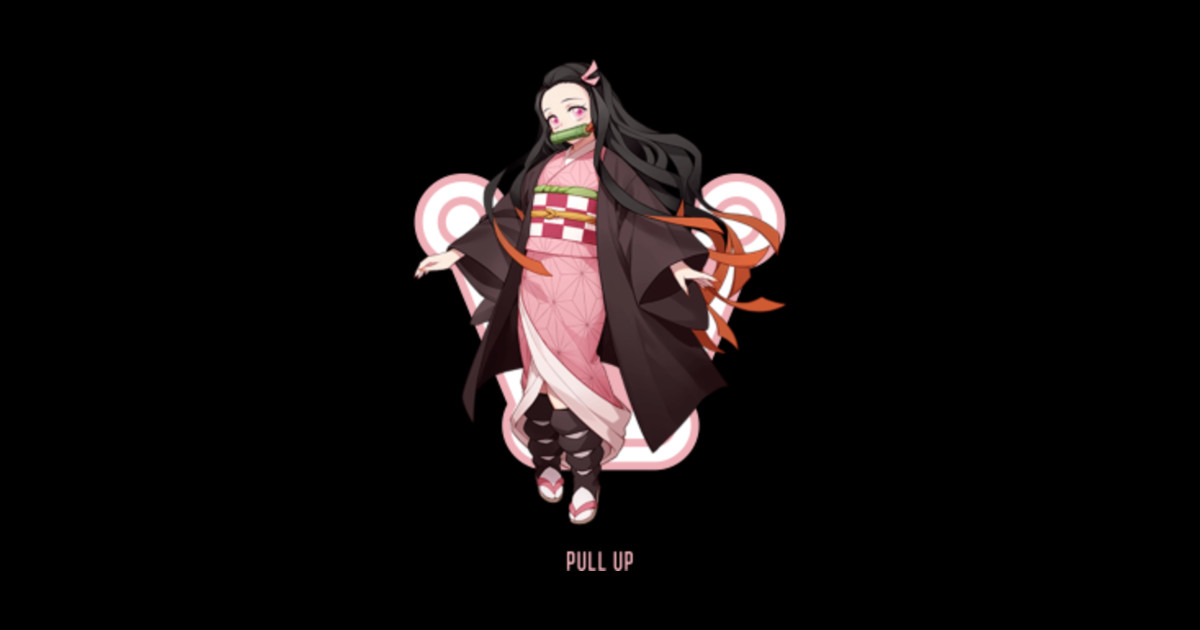 nezuko drip - Nezuko Demon Slayer - Sticker | TeePublic