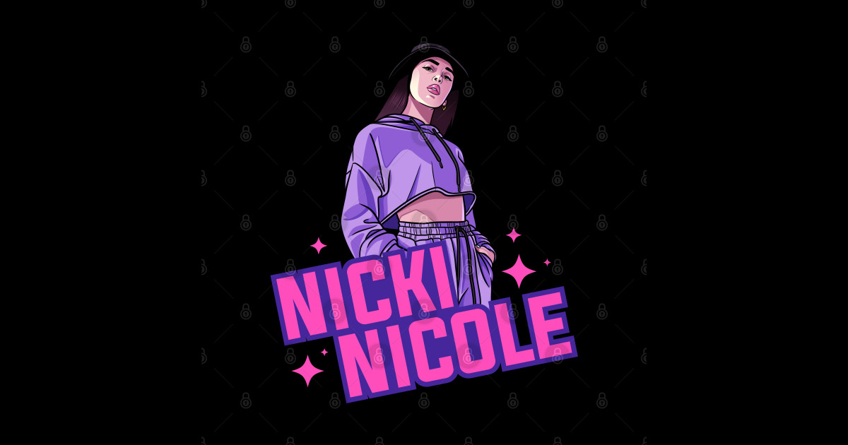 Nicki Nicole - Nicki Nicole - Sticker | TeePublic