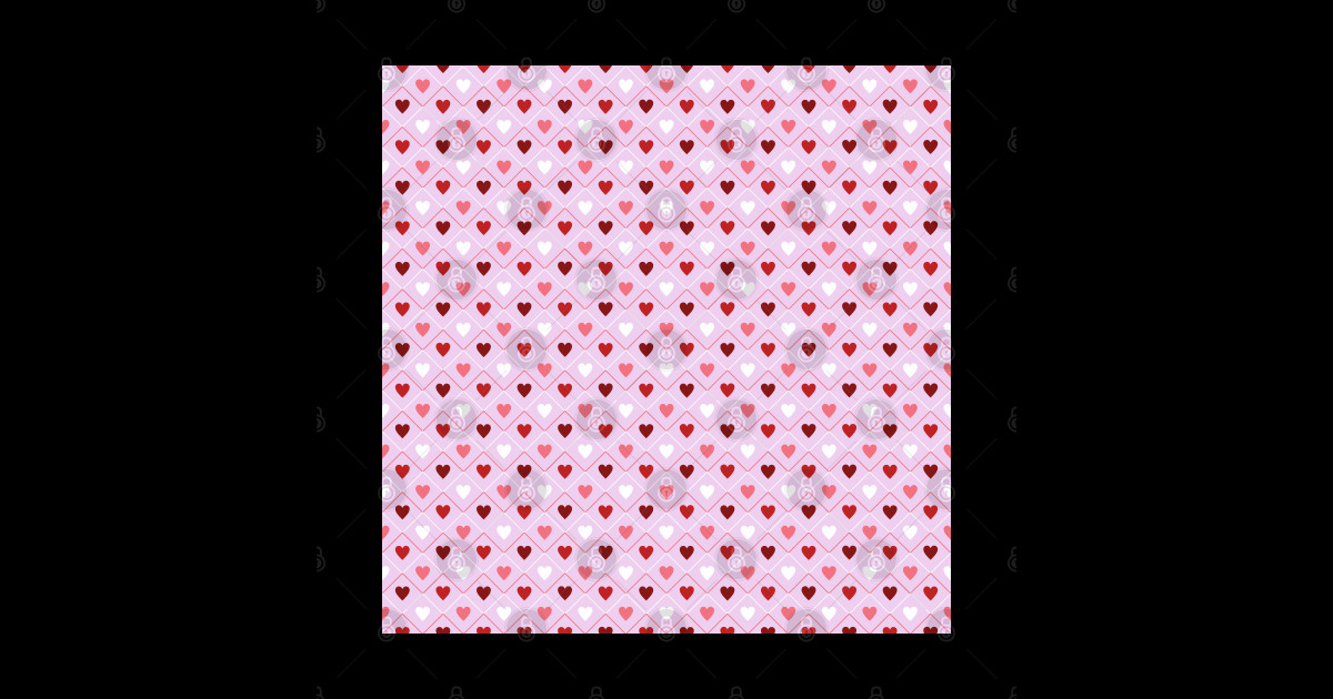 Heart Pattern - Heart - Sticker | TeePublic