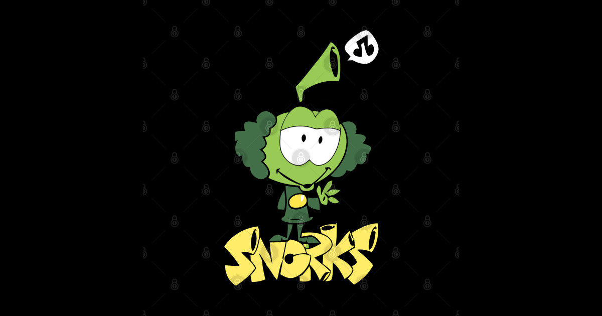 the Snorks Tooter Shelby - The Snorks - Sticker | TeePublic