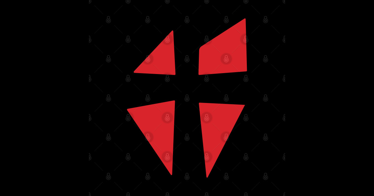 Church Cross Red Negative Space Bold and Distinct Design - Church ...