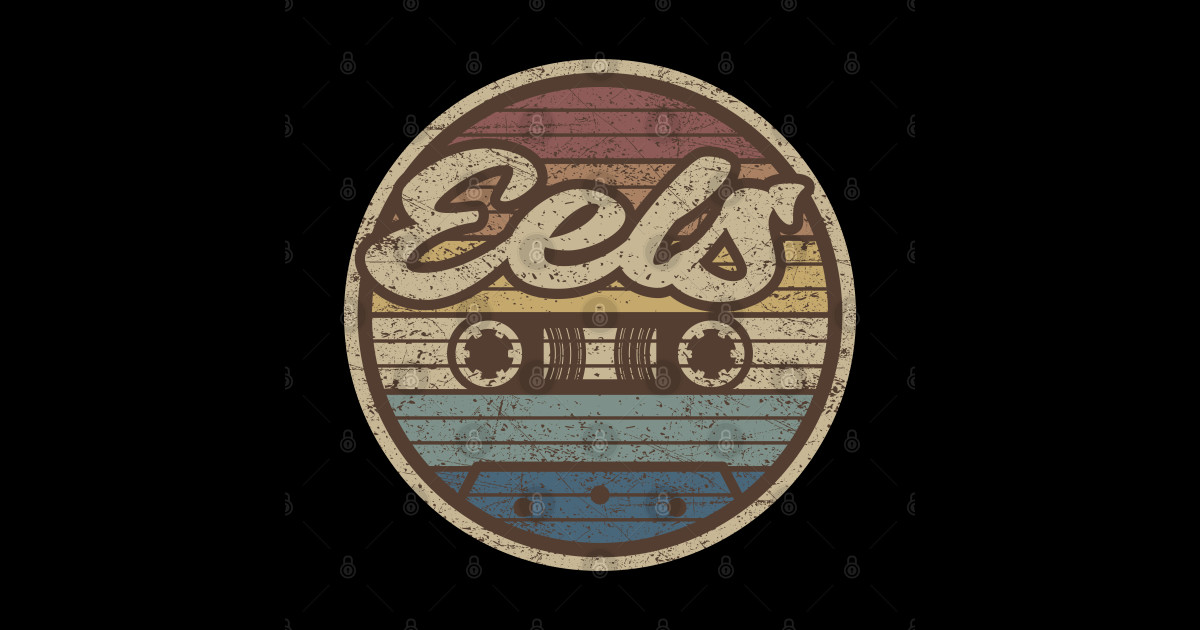 Eels Retro Cassette - Musician - Sticker | TeePublic