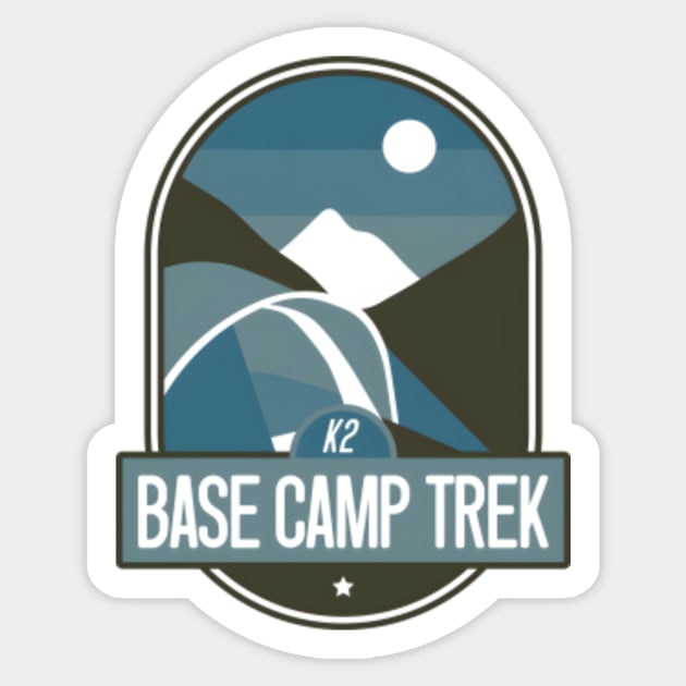 K2 Base Camp Trek - K2 Base Camp Trek - Sticker | TeePublic