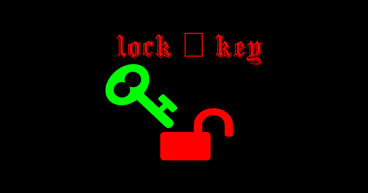 Lock And Key - Lock And Key - Sticker | TeePublic