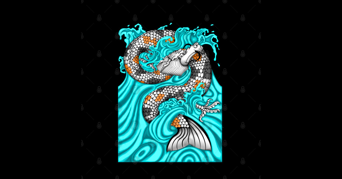 Calico dragon - Dragon - Sticker | TeePublic