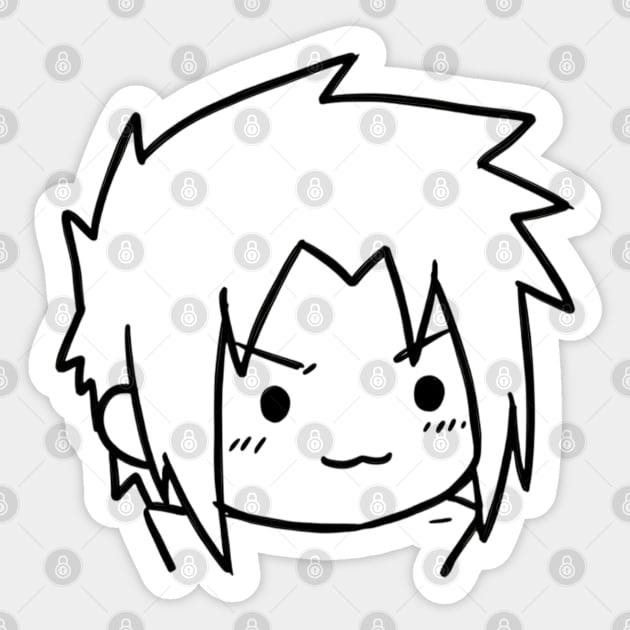 cute ninja anime chibi - Chibi Anime - Sticker | TeePublic