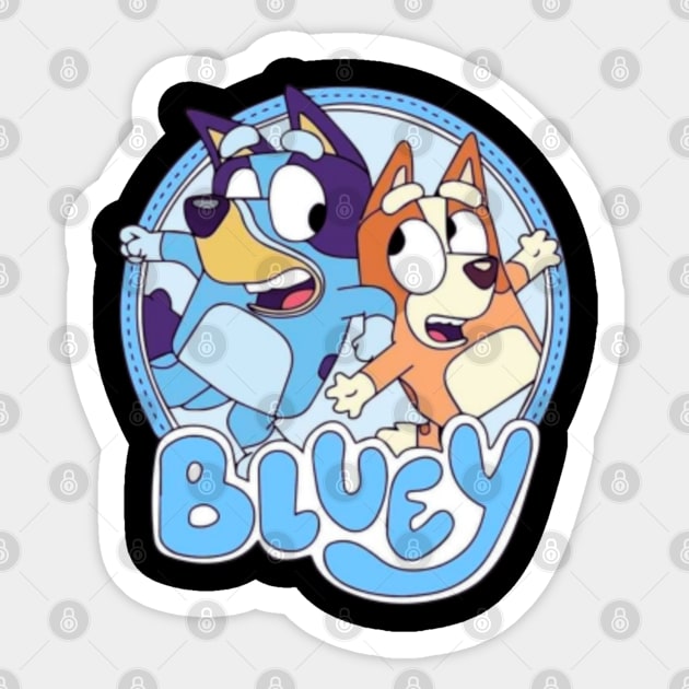 bluey funny - Bluey - Sticker | TeePublic