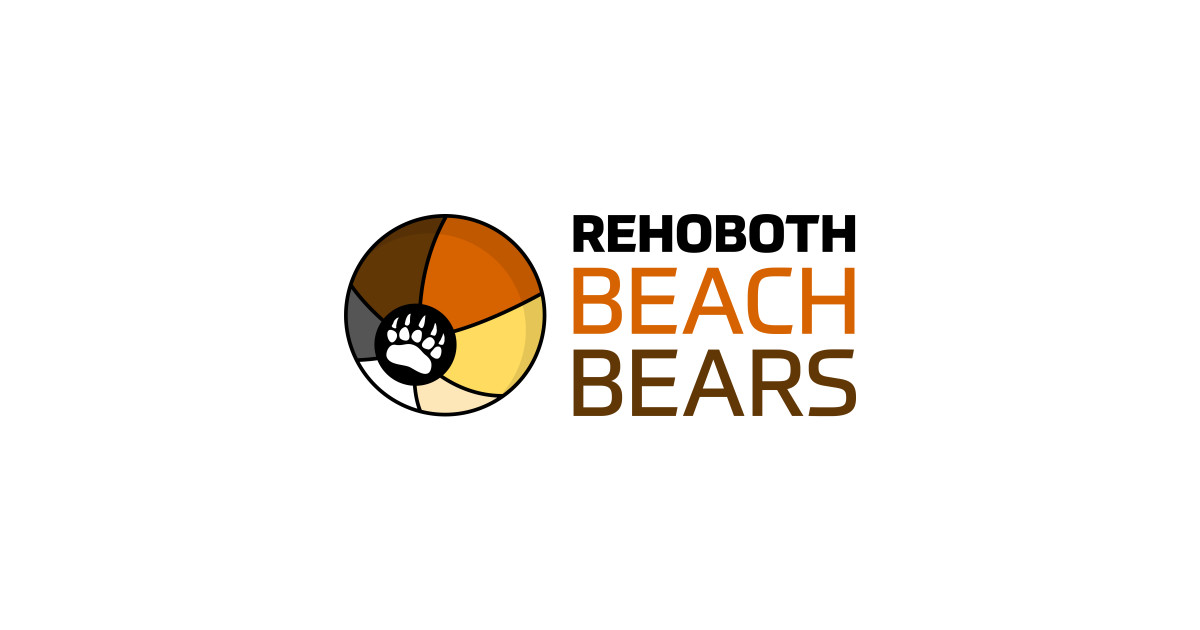 Rehoboth Beach Bears Logo - Bear Colors - Gay Bear - T-Shirt | TeePublic