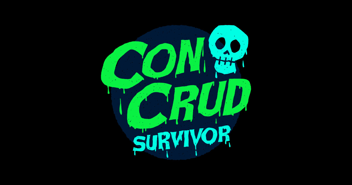 CON CRUD SURVIVOR - Convention - Sticker | TeePublic