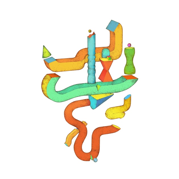 Building Blocks multicolor - Abstract - T-Shirt | TeePublic