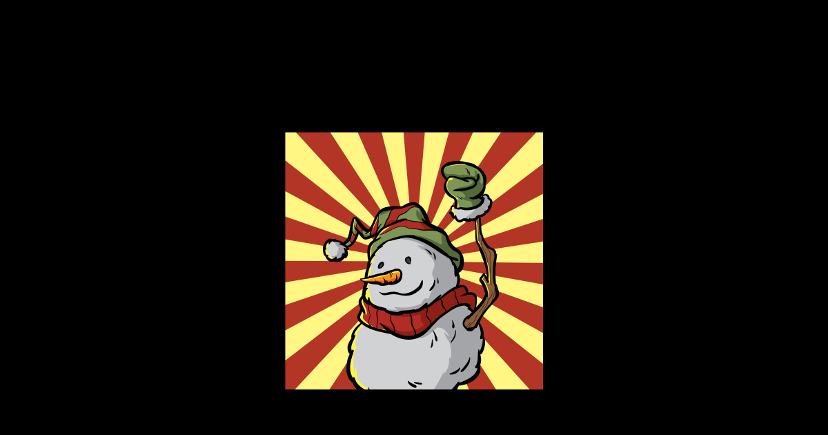 Vintage Snowman Freezedom Fighter Pun Resist Revolution - Revolution ...