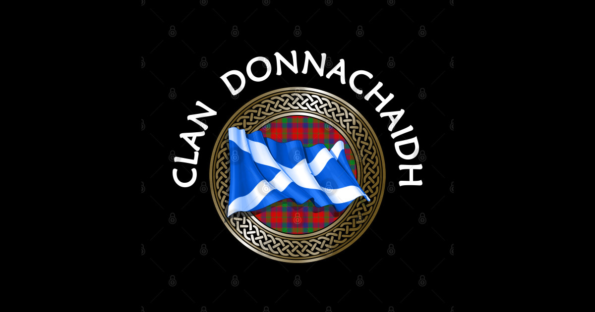 Clan Donnachaidh Crest And Tartan Knot Robertson Sticker Teepublic