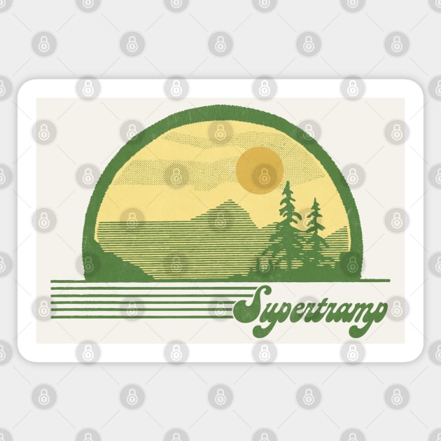 Supertramp / Retro Style 70s Fan Design - Supertramp - Sticker | TeePublic