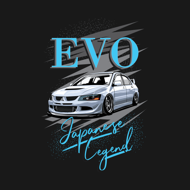 Lancer Evolution-Evo 8 jdm legend - Lancer Evo - T-Shirt | TeePublic