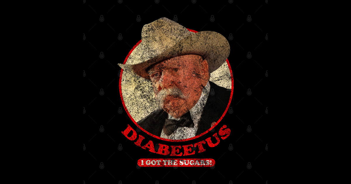 Retro Diabeetus - Wilford Brimley - Diabeetus - Sticker | TeePublic