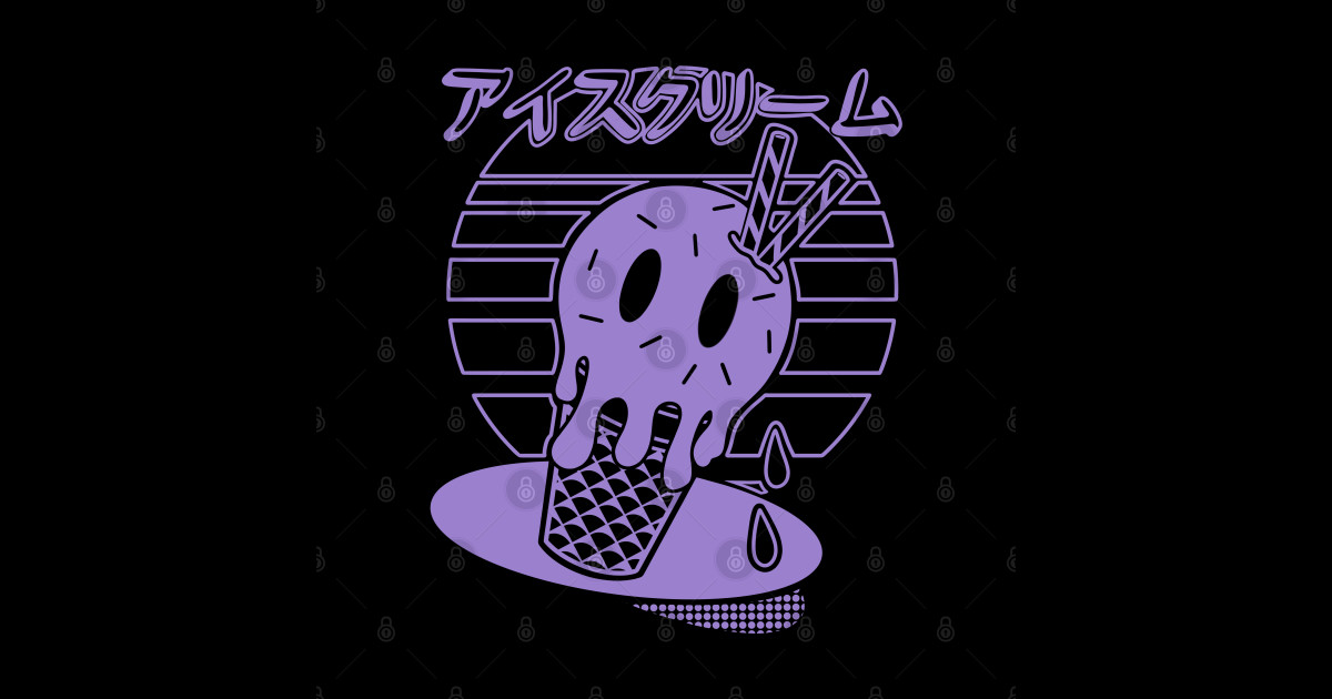 Death Ice Cream - Ice Cream - Sticker | TeePublic