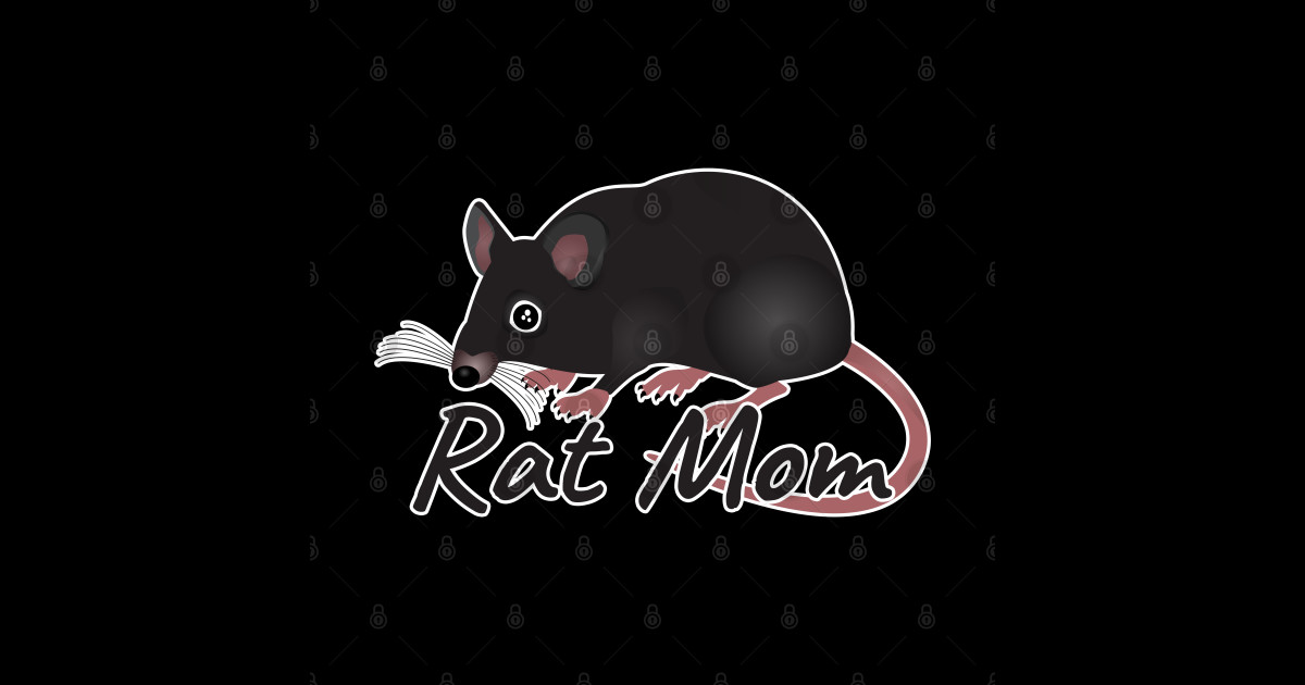 Rat Mom - Rat - Sticker | TeePublic