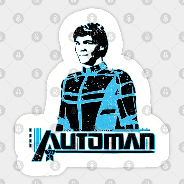 The Automatic Man - Automan - Sticker | TeePublic