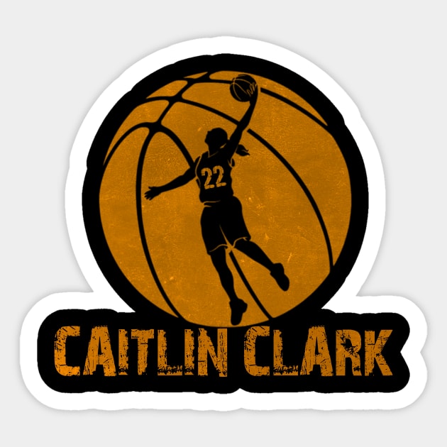 caitlin clark - Caitlin Clark 22 - Sticker | TeePublic
