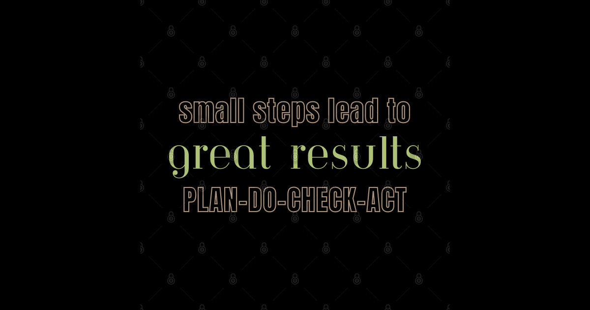 Great Results with PDCA. - Pdca - Sticker | TeePublic