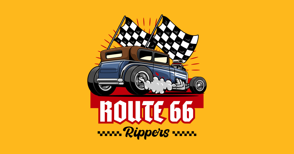 Hot Rod Route 66 - Hot Rod Route 66 - T-Shirt | TeePublic