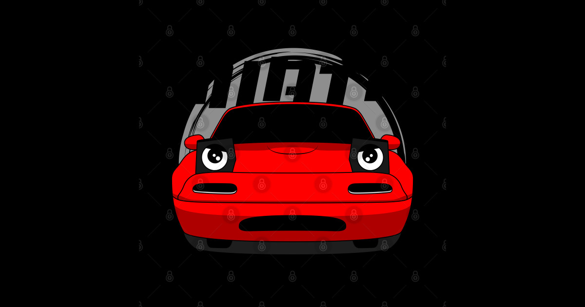 Angry miata - Mx5 Na - Sticker | TeePublic