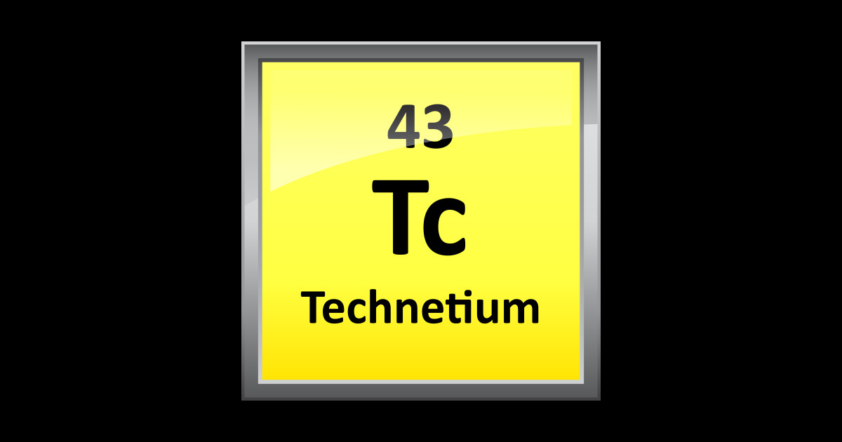 Technetium Periodic Table Element Symbol - Technetium - Sticker | TeePublic