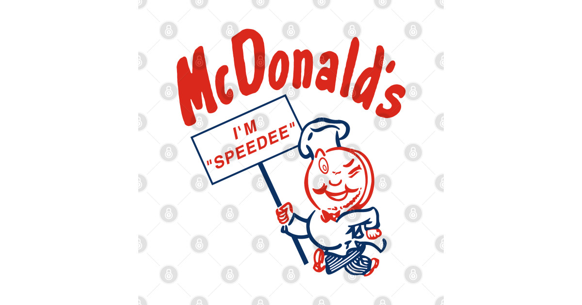 McDonald's original mascot. Speedee - Mcdonalds Speedee - T-Shirt ...