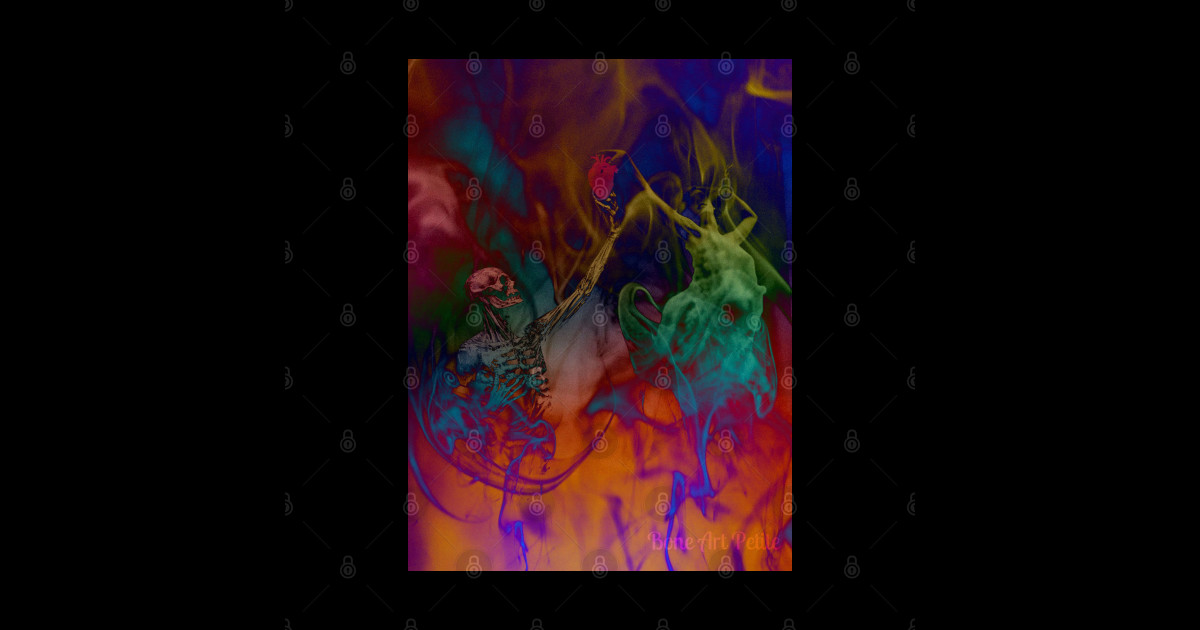 Smoke inhalation - Oil - Sticker | TeePublic