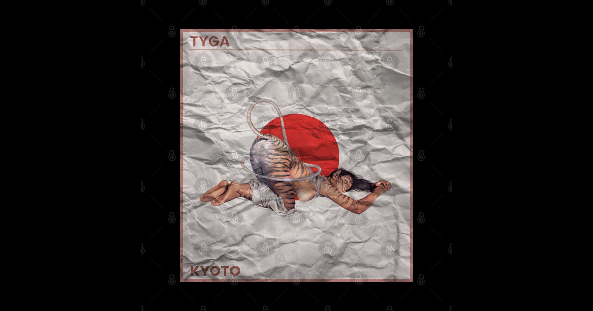 Album Cover Tyga // Kyoto - Tyga - Sticker | TeePublic