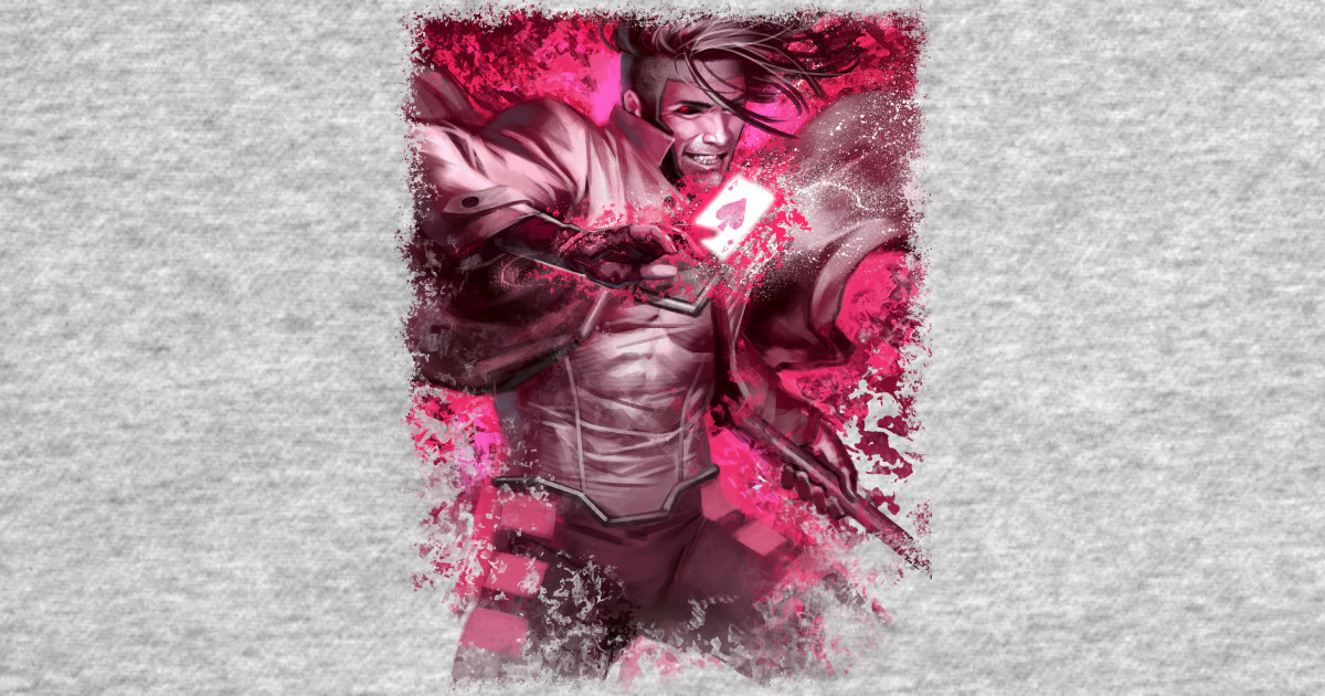 Gambit - X Men - Baseball T-Shirt | TeePublic