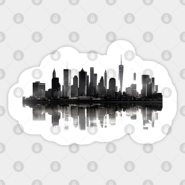 New York City Skyline - New York City Skyline - Sticker | TeePublic