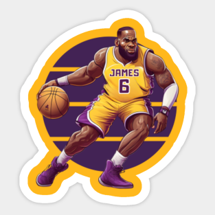 Basketball Lebron James Stickers for Sale | TeePublic