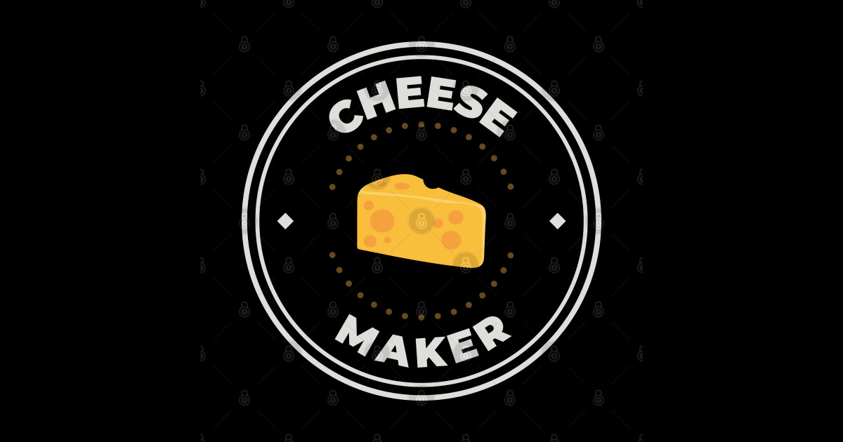 Cheese maker logo - Cheese Maker - Sticker | TeePublic