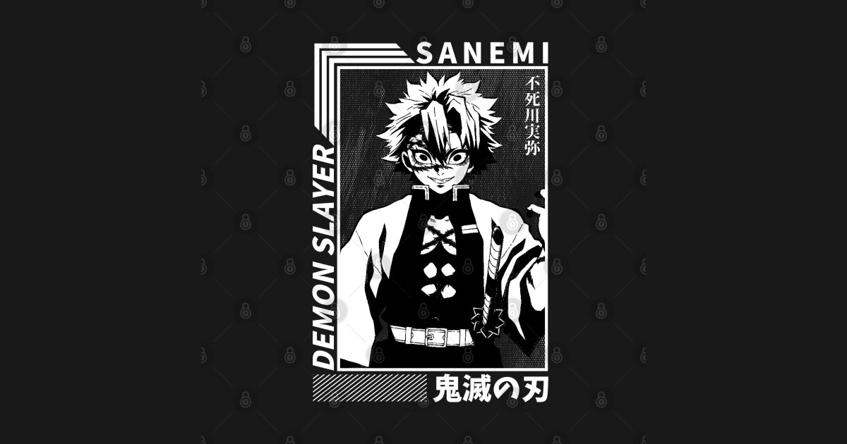 Sanemi no yaiba - Sanemi Shinazugawa - T-Shirt | TeePublic
