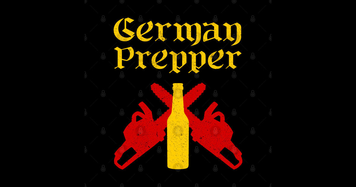 German Prepper - Prepper - Sticker | TeePublic