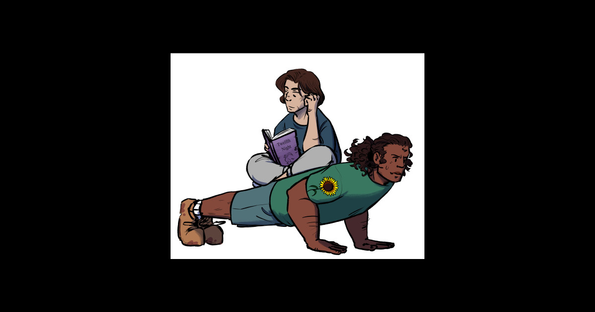 Buff Buddies - This Planet Needs A Name - Sticker | TeePublic